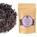 fresh purple basil culinary herb