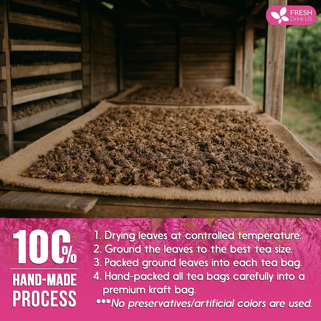 fresh red clover tea for health