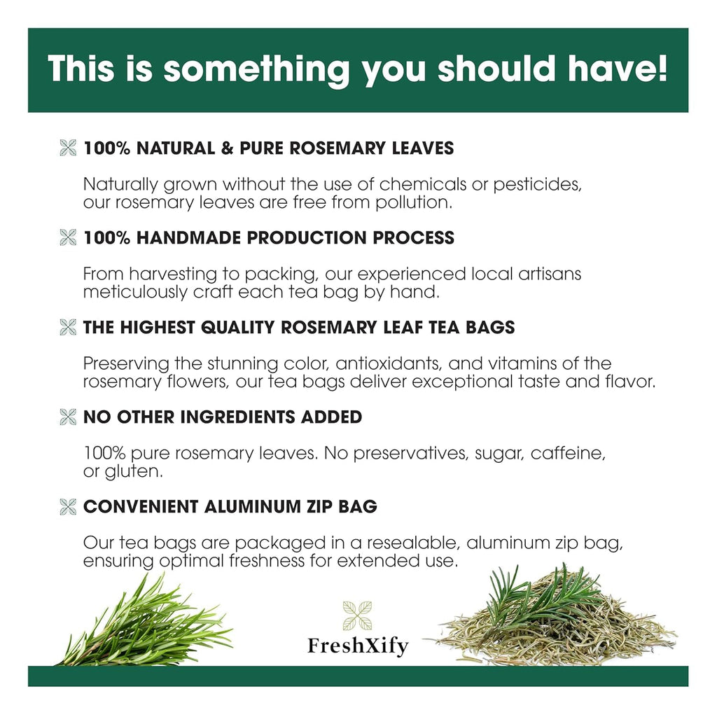 fresh rosemary tea for energy
