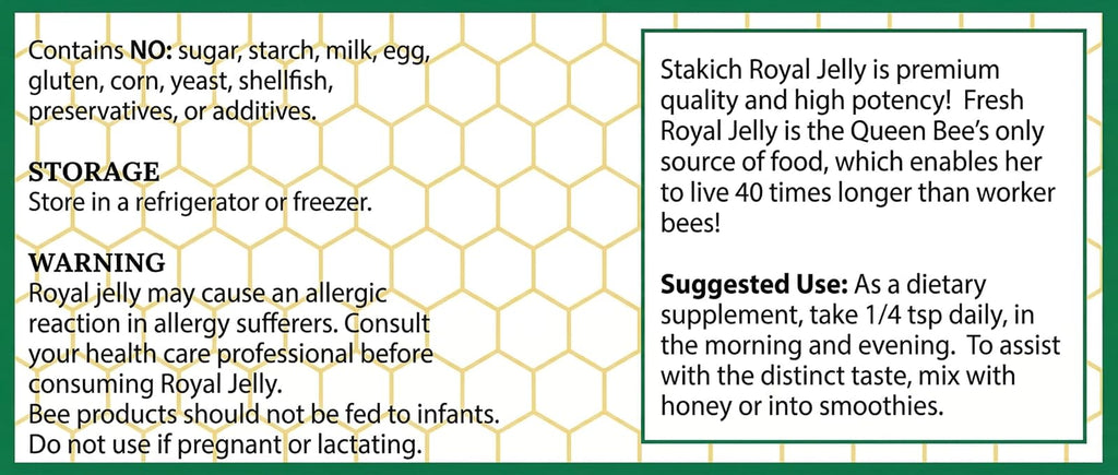 fresh royal jelly for skin health