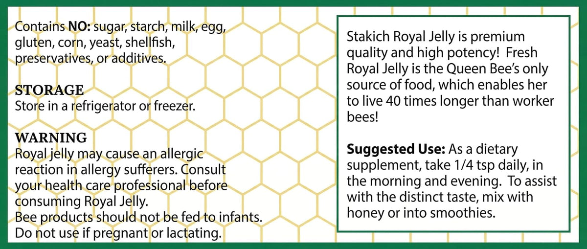 fresh royal jelly for skin health