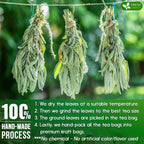 fresh sage tea for calming moments