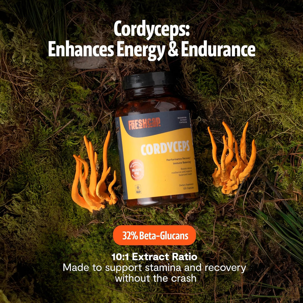 freshcap cordyceps capsules for endurance