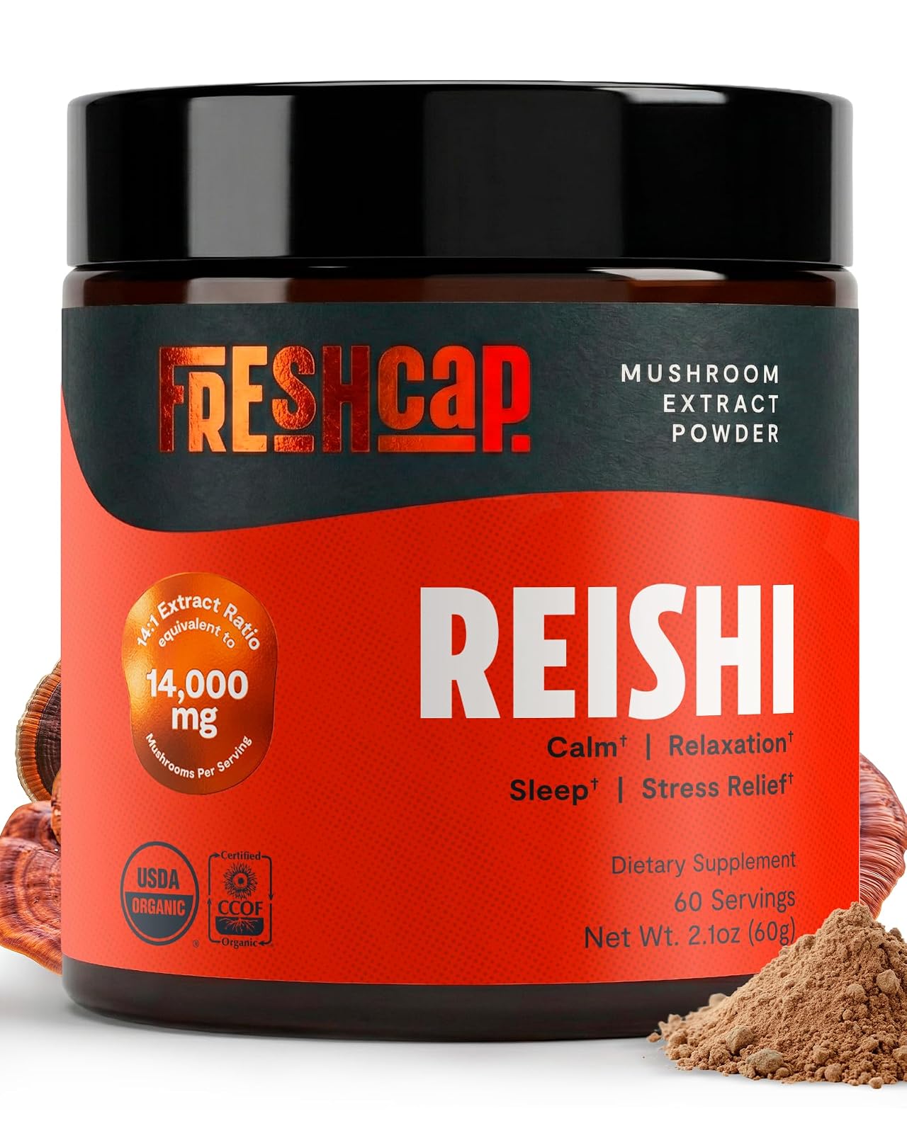 freshcap reishi powder for wellness