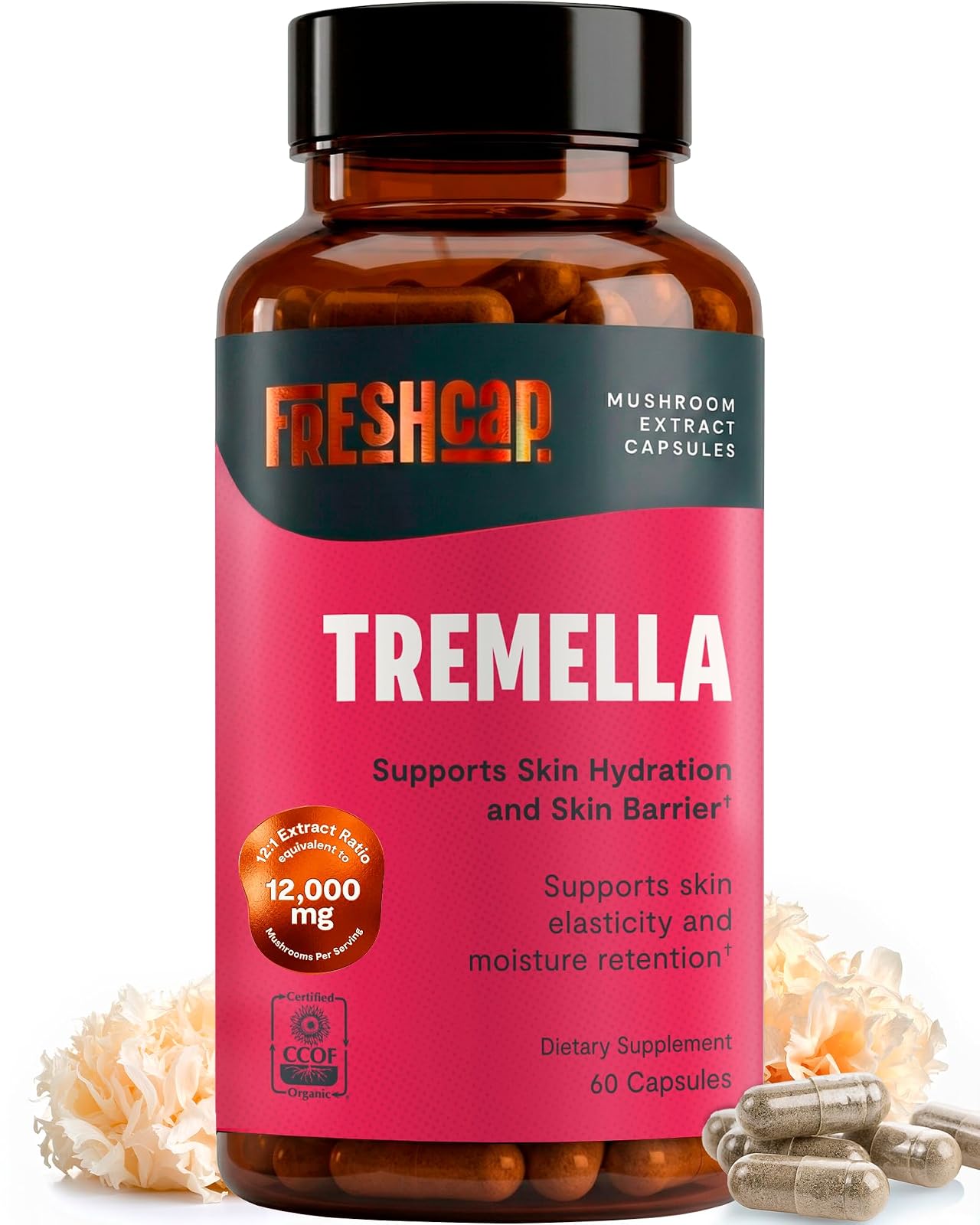 FreshCap Tremella mushroom extract capsules