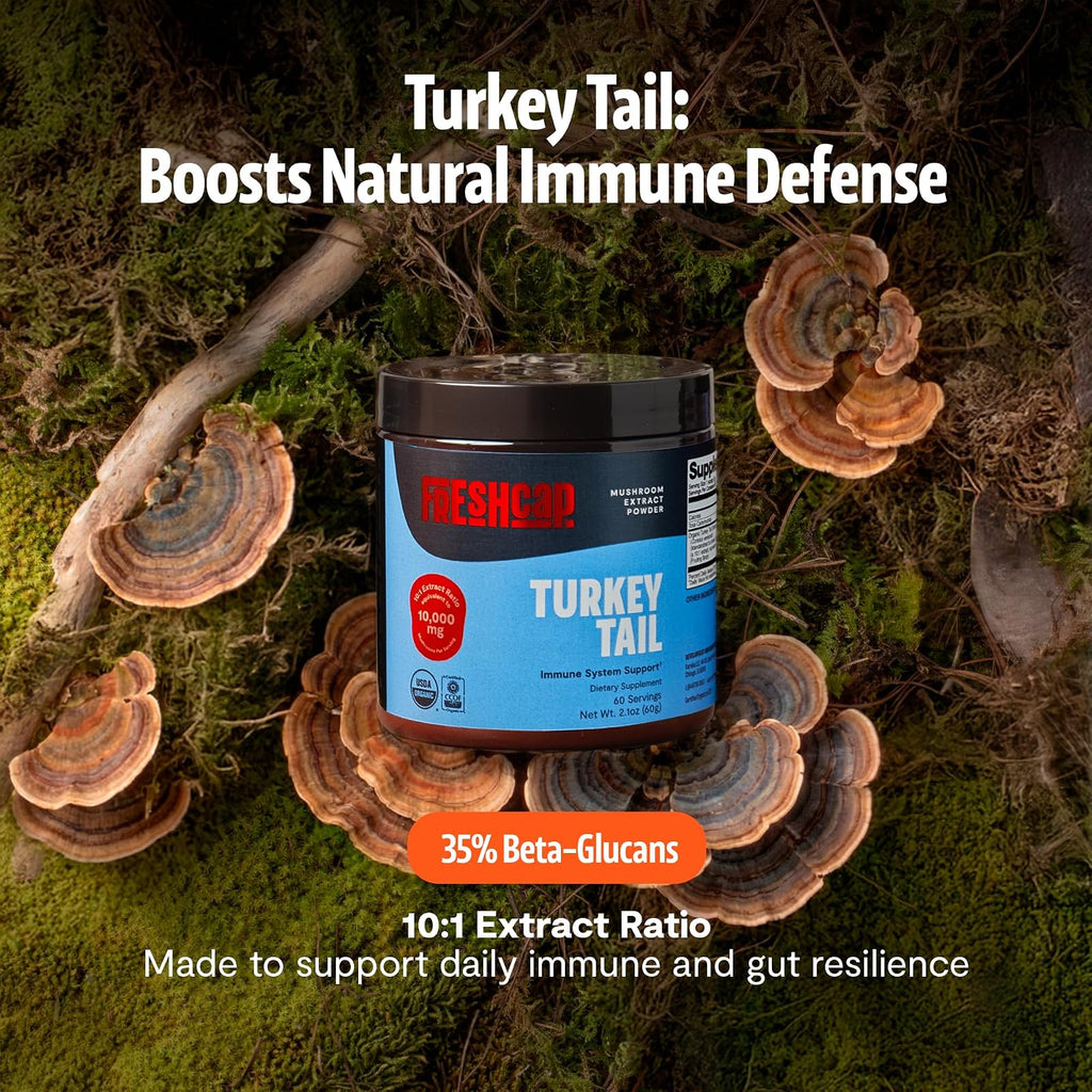FreshCap turkey tail extract benefits