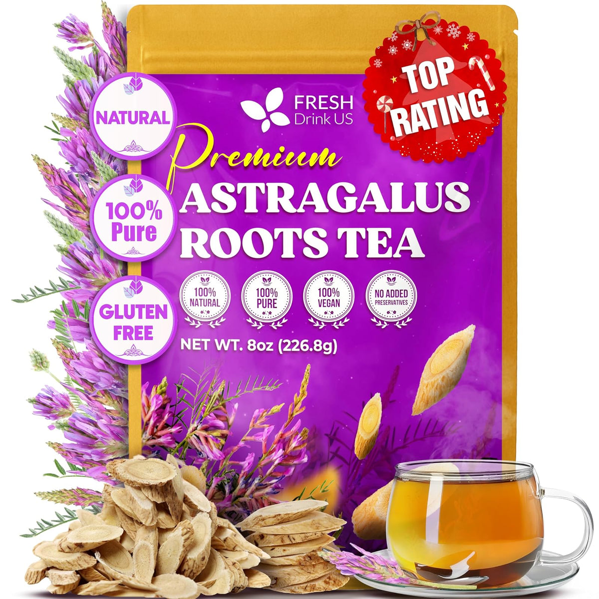 FreshDrinkUS astragalus root slices