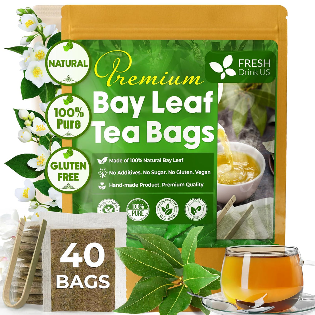 FreshDrinkUS bay leaf herbal tea bags