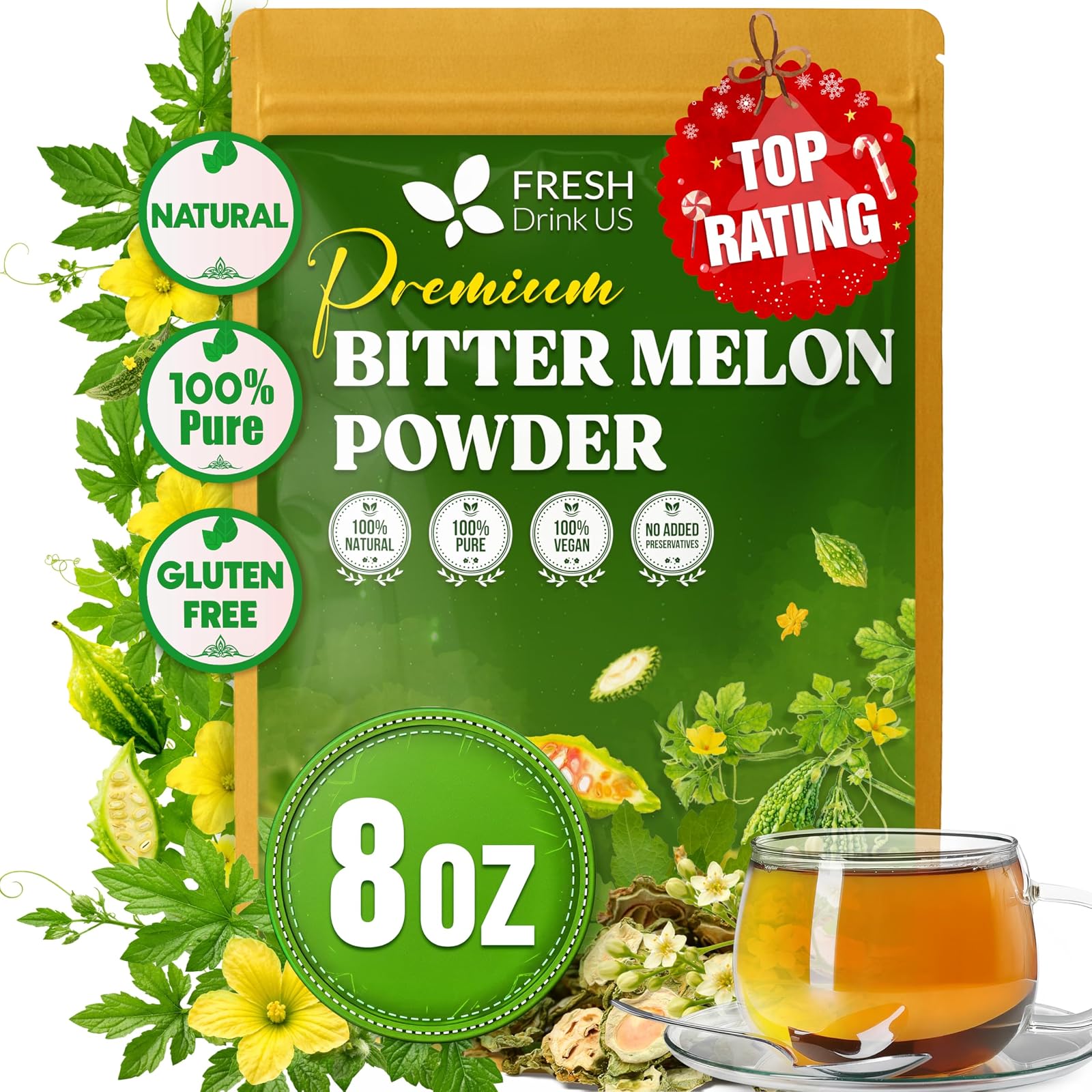 FreshDrinkUS bitter melon herbal tea
