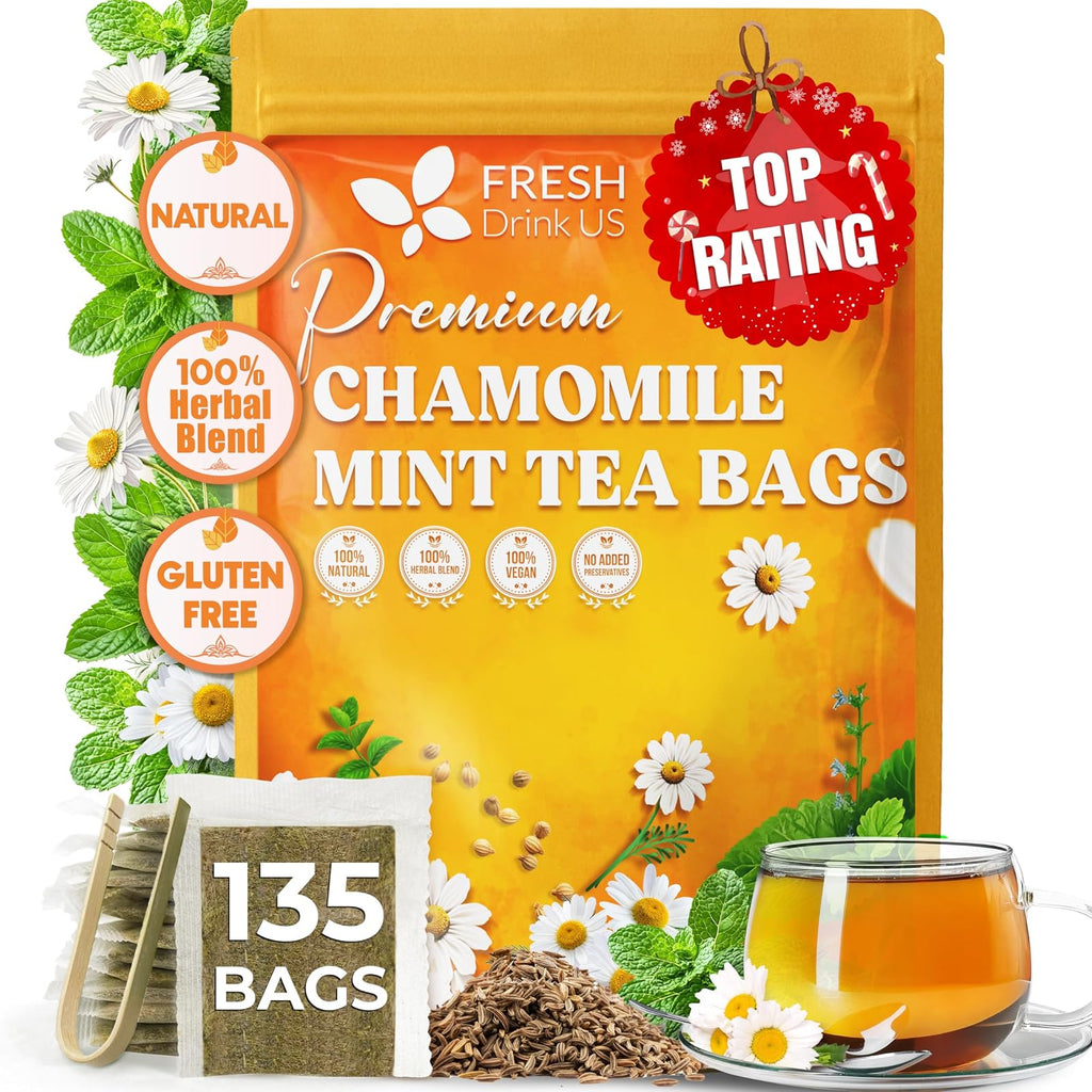 FreshDrinkUS chamomile mint tea bags