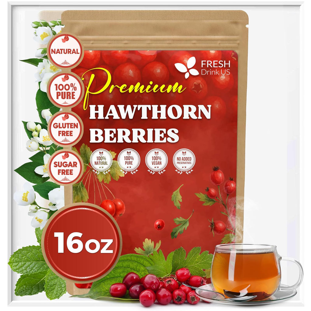 FreshDrinkUS dried hawthorn berries tea