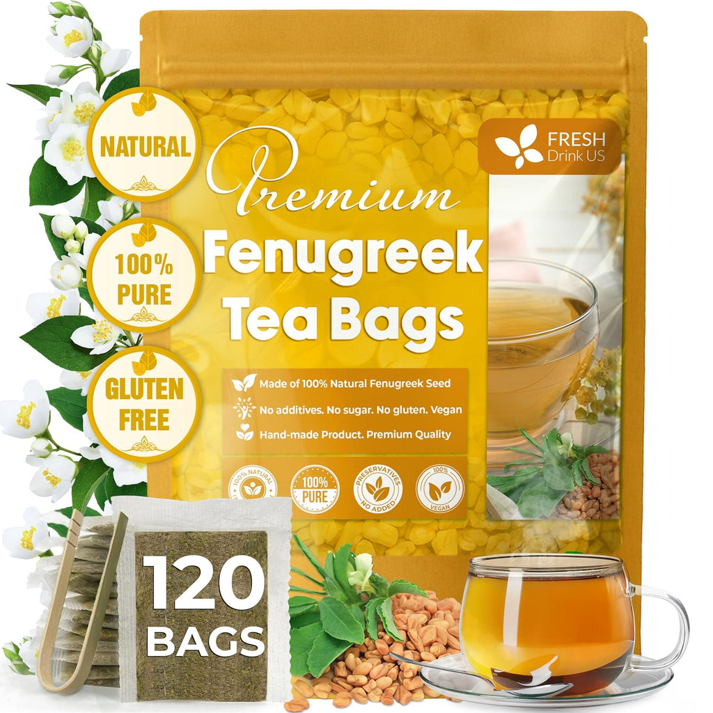 FreshDrinkUS fenugreek herbal tea bags