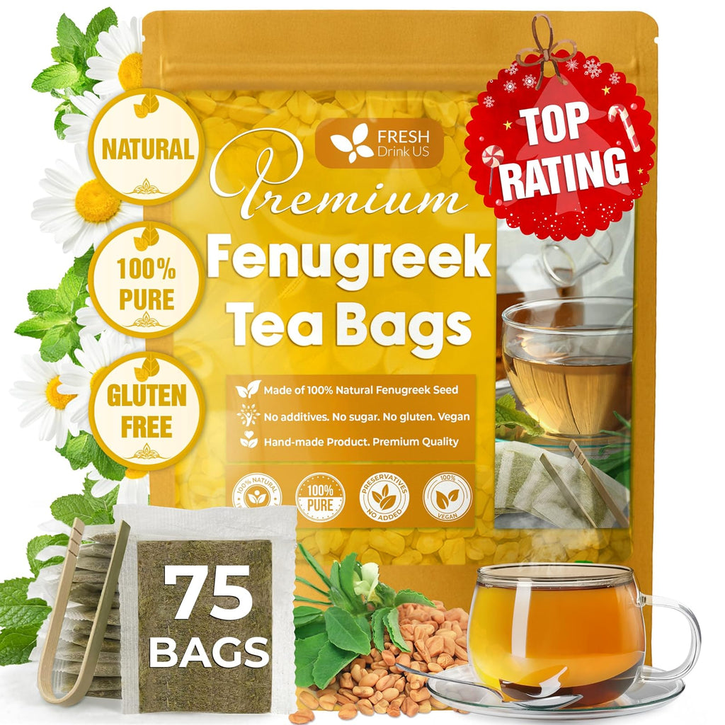 FreshDrinkUS fenugreek herbal tea bags