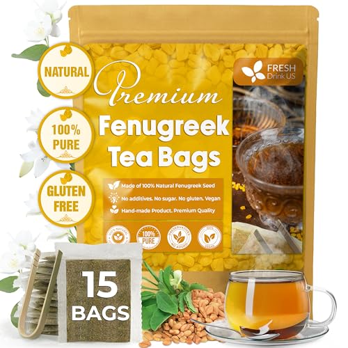 FreshDrinkUS fenugreek herbal tea bags