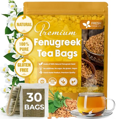 FreshDrinkUS fenugreek herbal tea bags