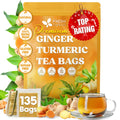 FreshDrinkUS ginger turmeric herbal tea bags