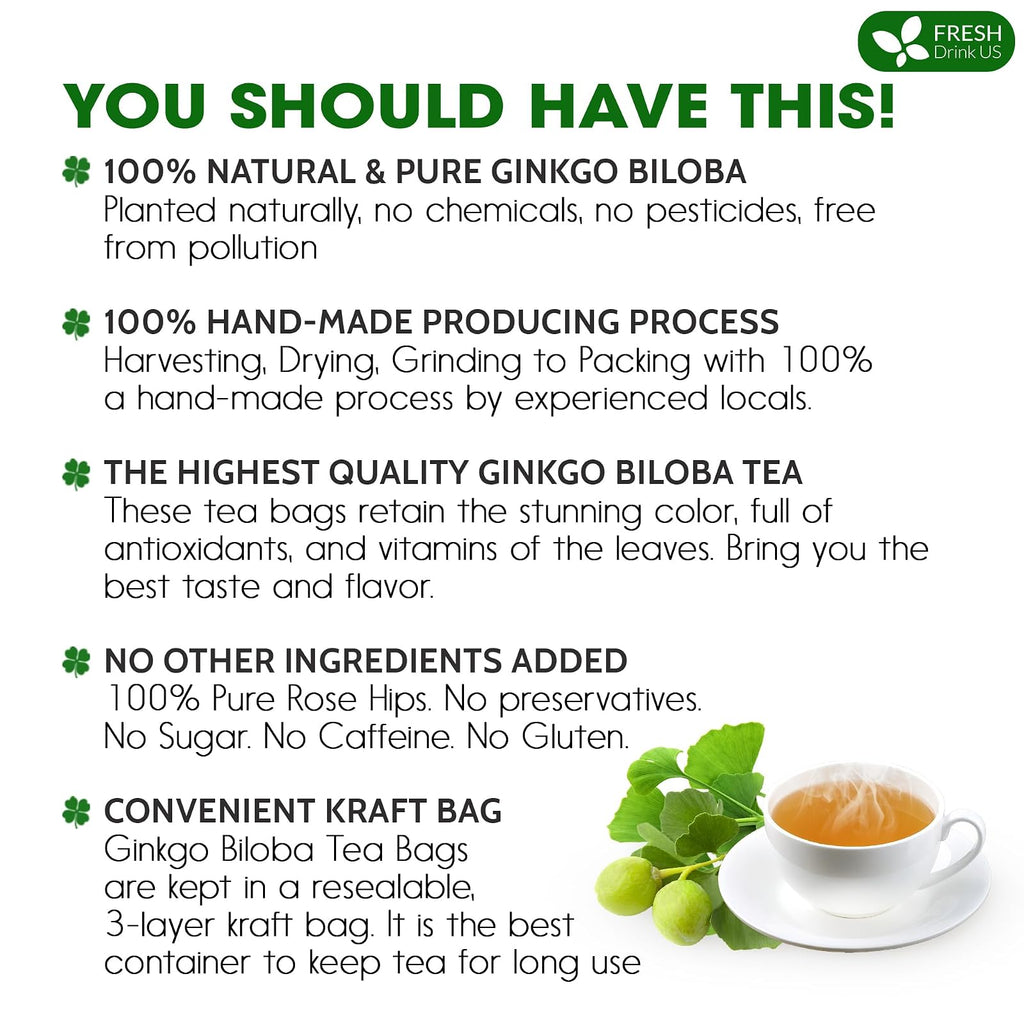 FreshDrinkUS Ginkgo leaf tea