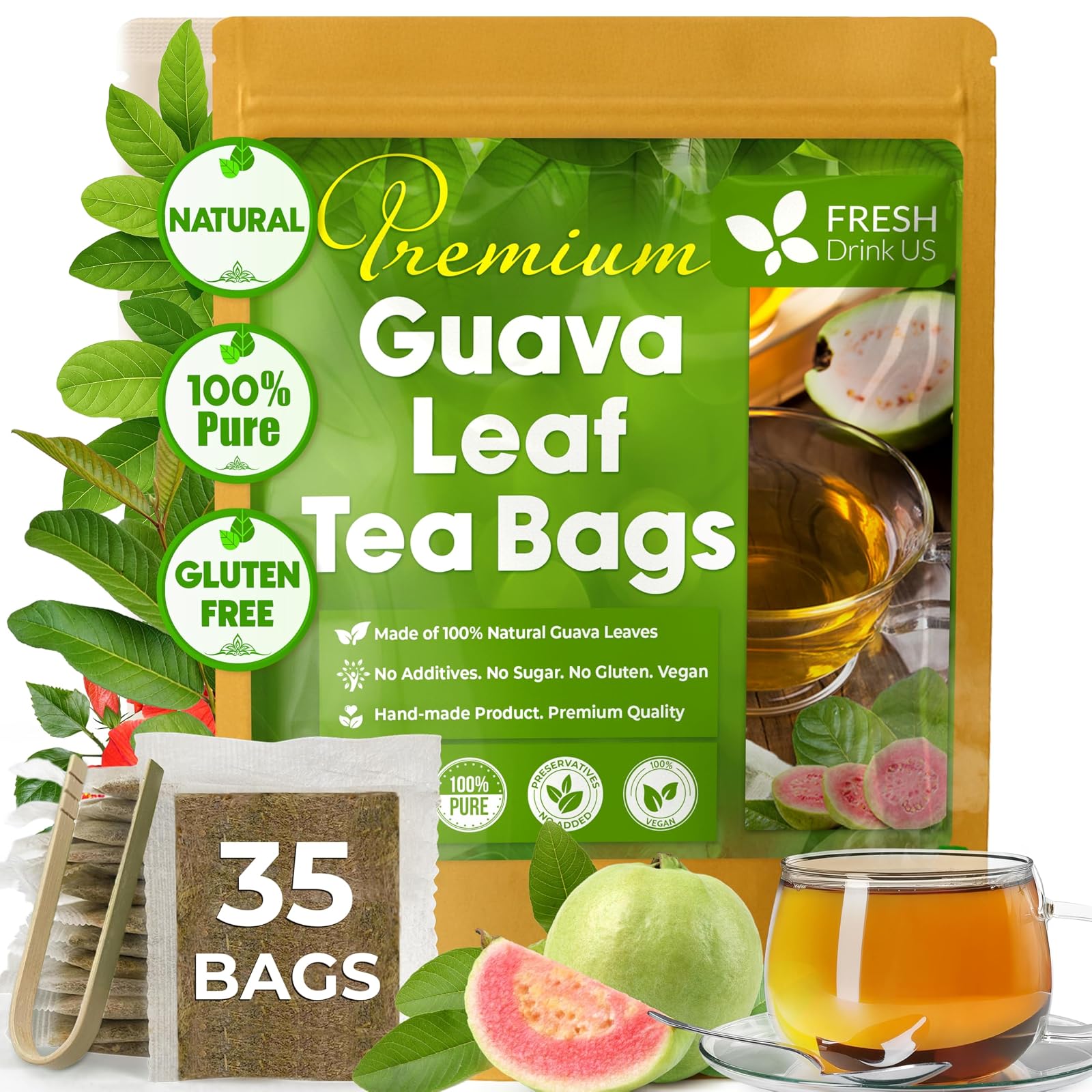 FreshDrinkUS guava leaf herbal tea