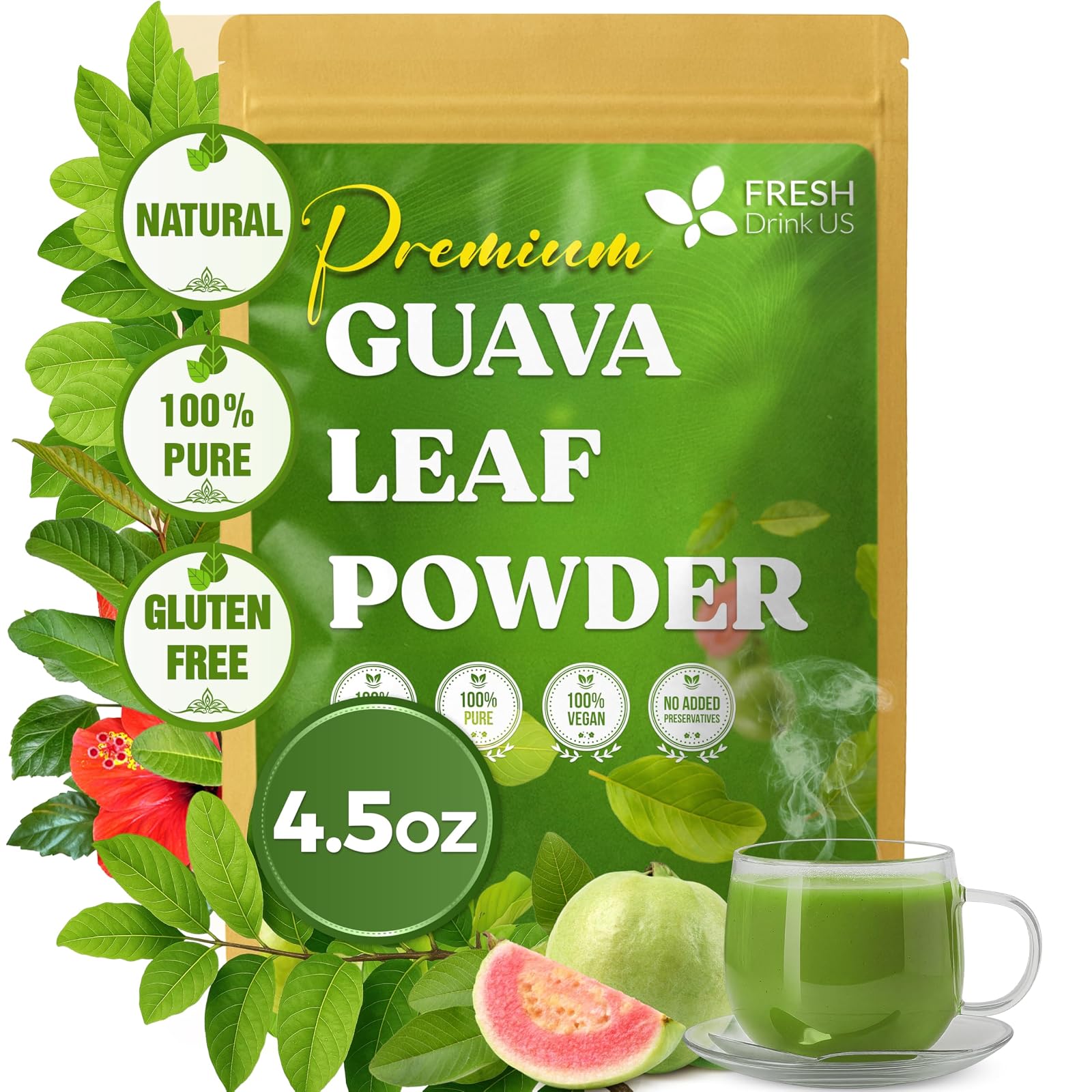 FreshDrinkUS guava leaf powder benefits