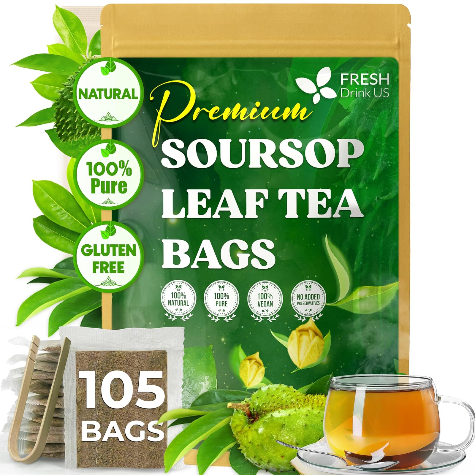 FreshDrinkUS herbal tea bags