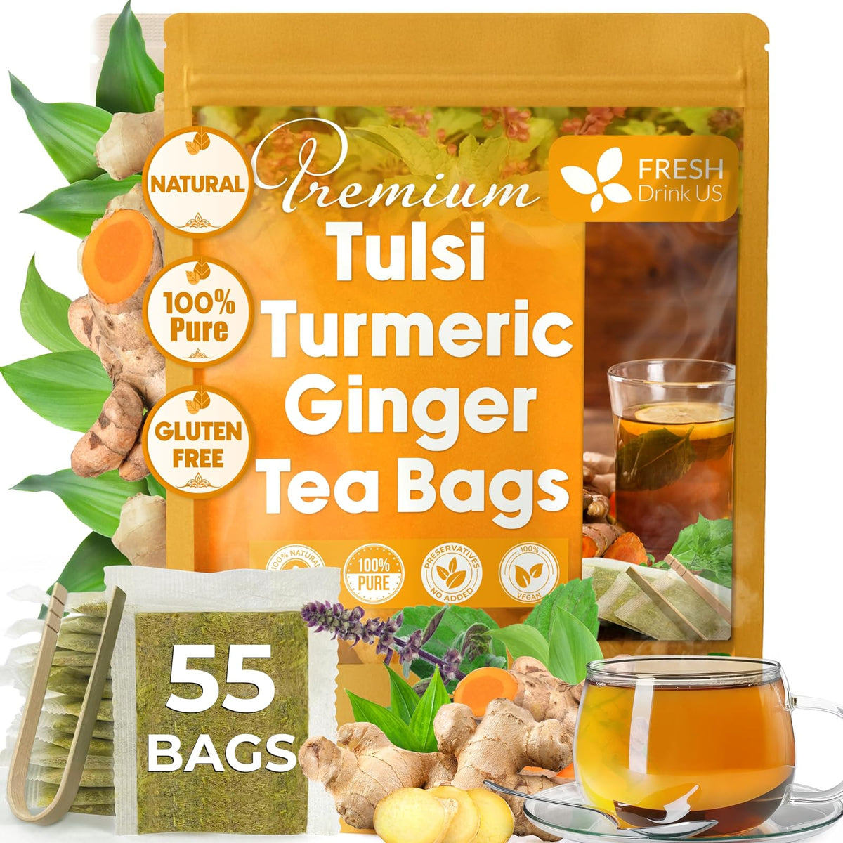 FreshDrinkUS herbal tea bags
