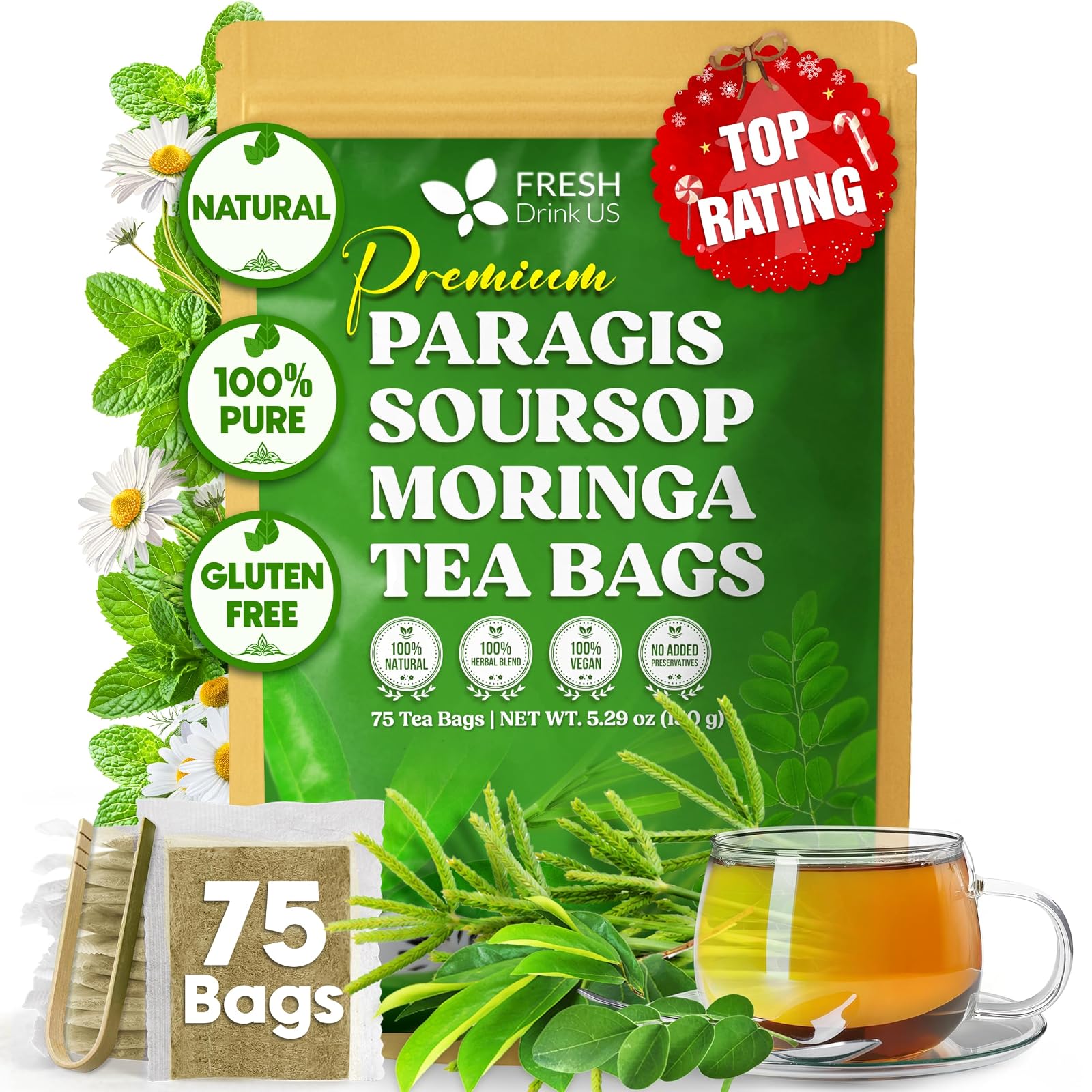 FreshDrinkUS herbal tea bags