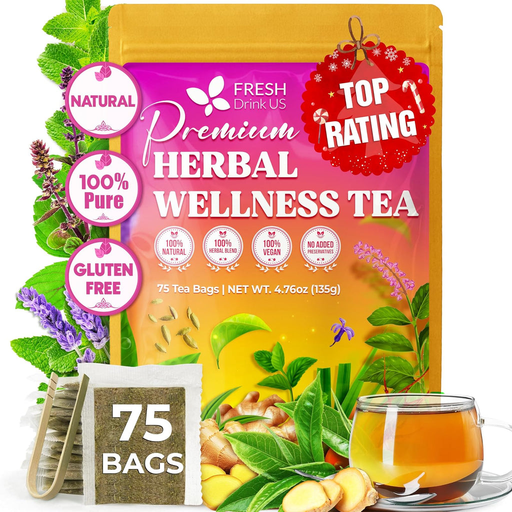FreshDrinkUS herbal wellness tea bags