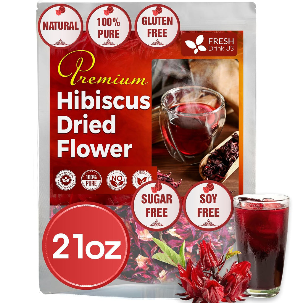 FRESHDRINKUS hibiscus herbal tea flowers