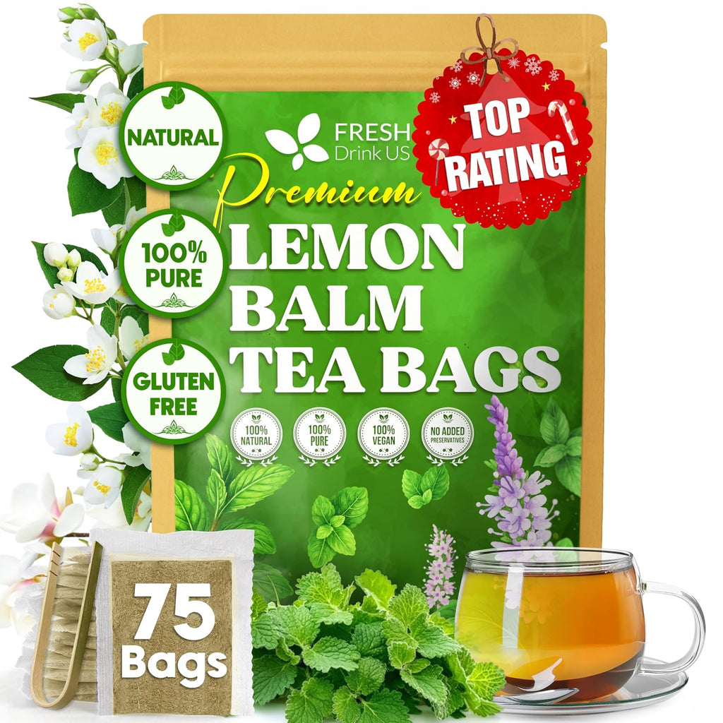 FreshDrinkUS lemon balm herbal tea