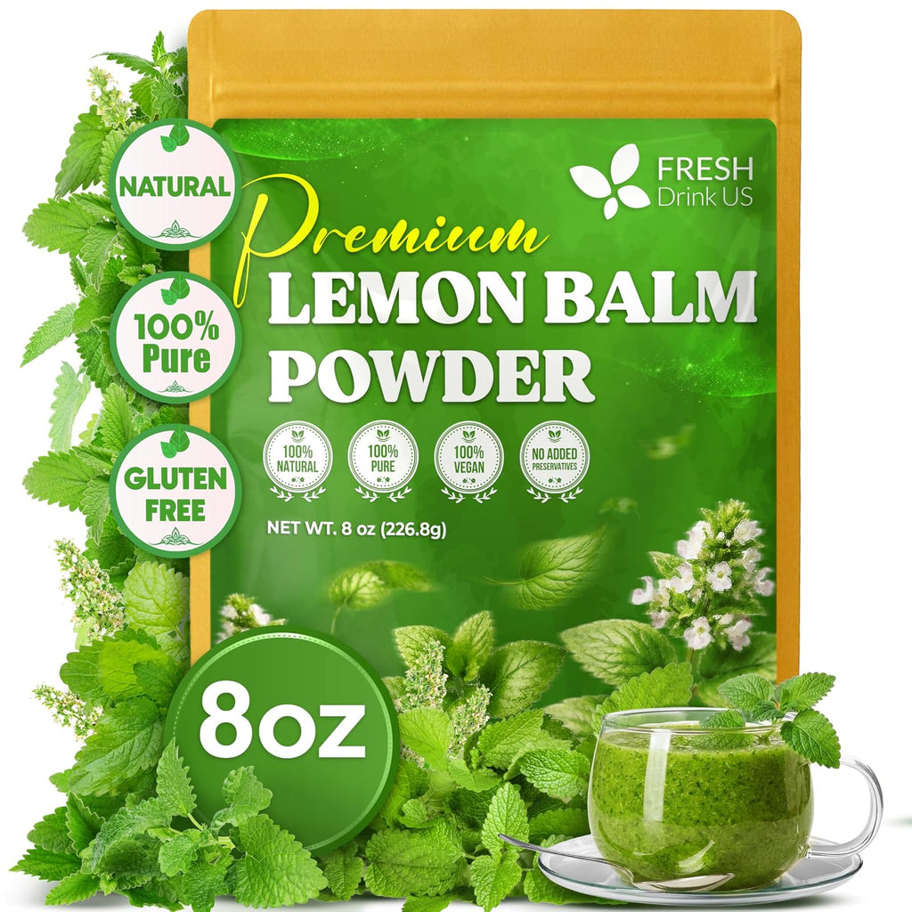FreshDrinkUS lemon balm herbal tea
