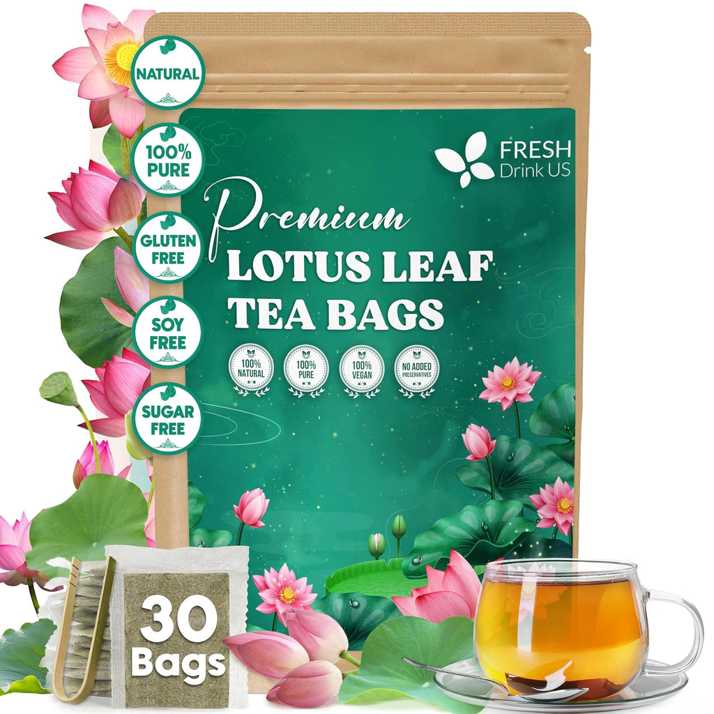 FreshDrinkUS lotus leaf tea bags