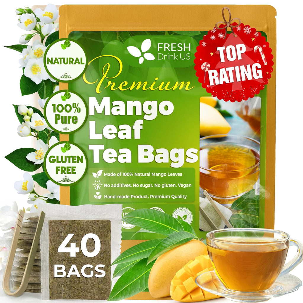 FreshDrinkUS mango leaf herbal tea