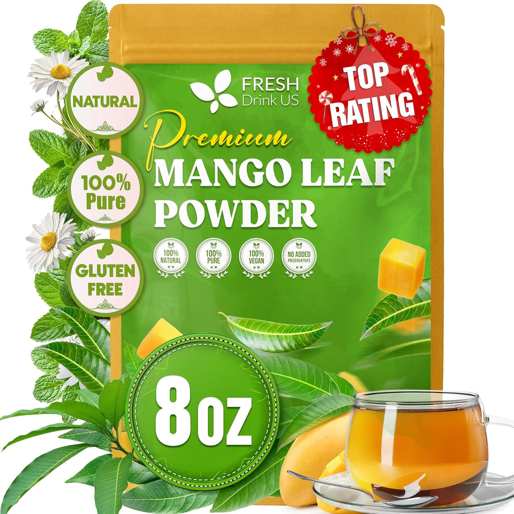 FreshDrinkUS mango leaves powder benefits