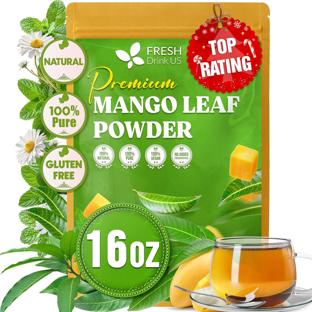 FreshDrinkUS mango leaves powder benefits