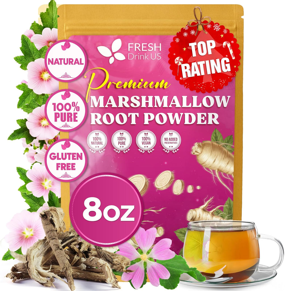 FreshDrinkUS marshmallow root powder benefits