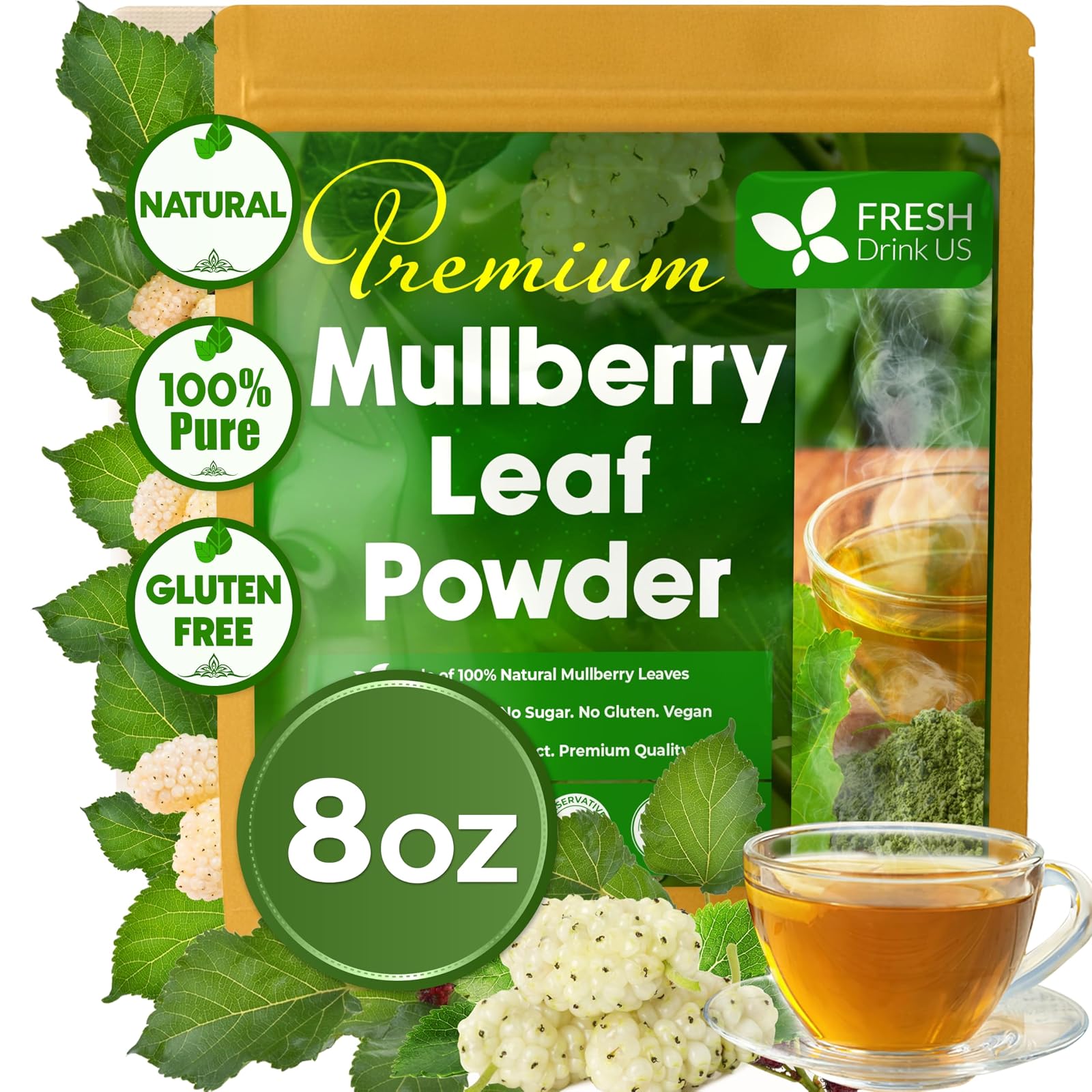 FreshDrinkUS mulberry leaf powder benefits