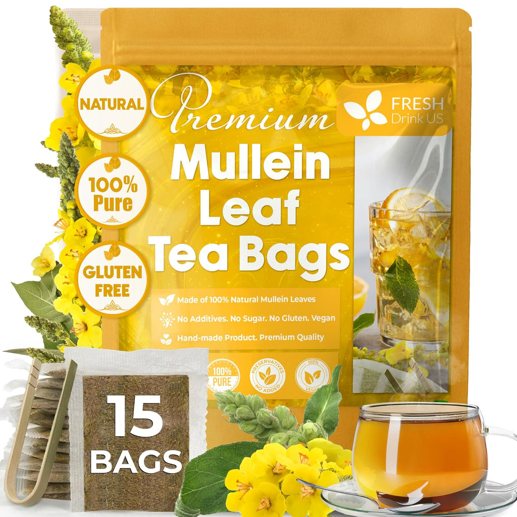 FreshDrinkUS Mullein Leaf herbal tea