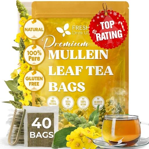 FreshDrinkUS mullein leaf tea bags