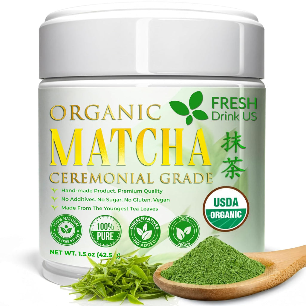 FreshDrinkUS organic ceremonial matcha