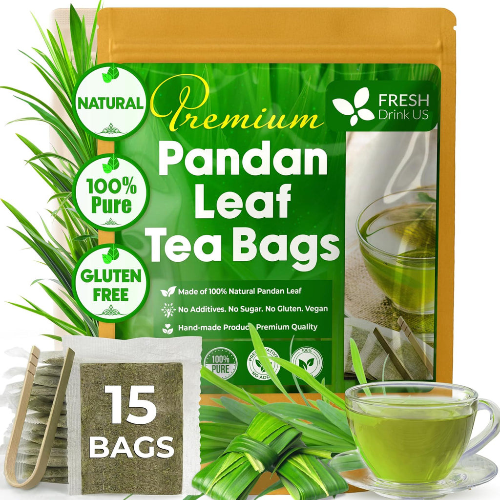 FreshDrinkUS pandan leaf tea bags