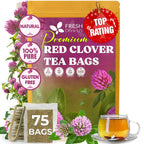FreshDrinkUS red clover herbal tea bags