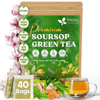 FreshDrinkUS soursop green tea bags