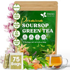 FreshDrinkUS soursop green tea bags