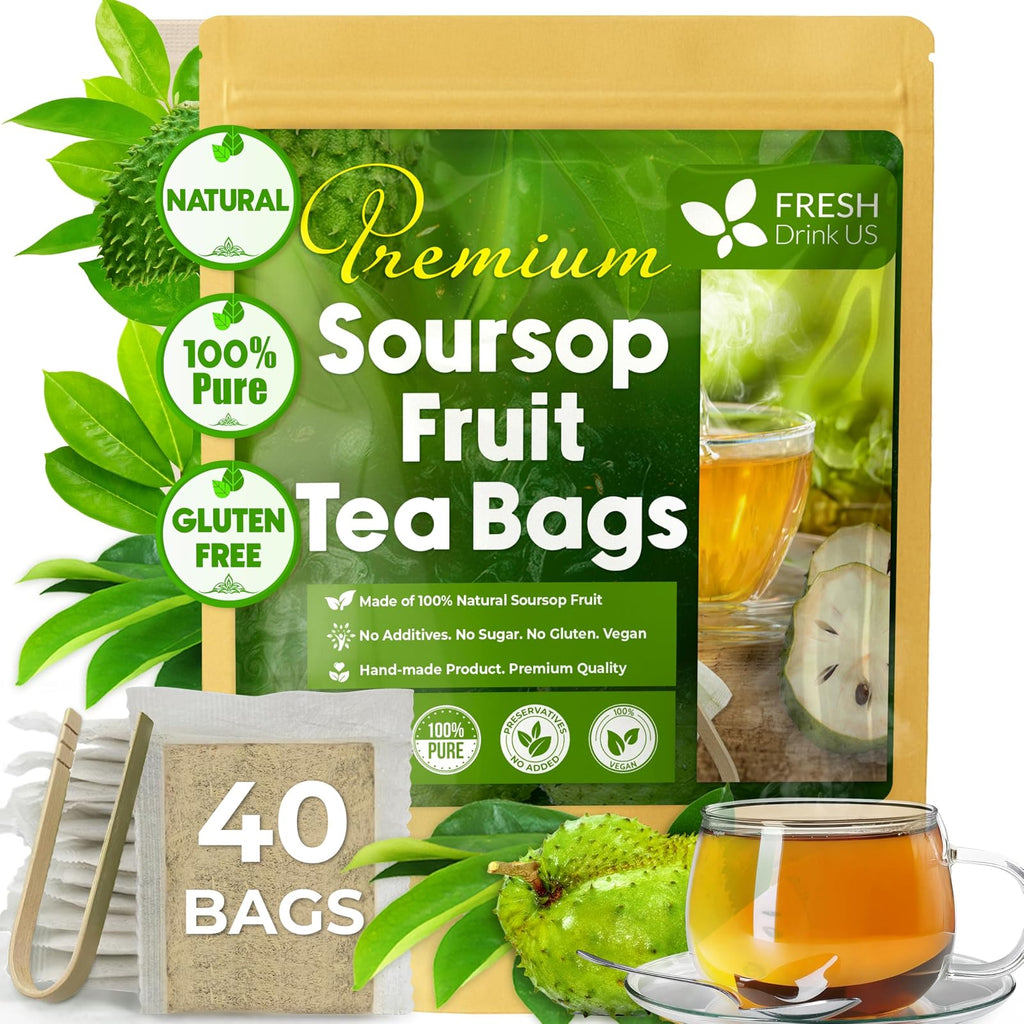 FreshDrinkUS Soursop herbal tea bags
