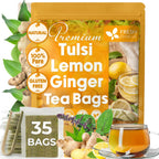 FreshDrinkUS Tulsi Lemon Ginger tea bags