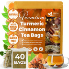 FreshDrinkUS turmeric cinnamon tea bags