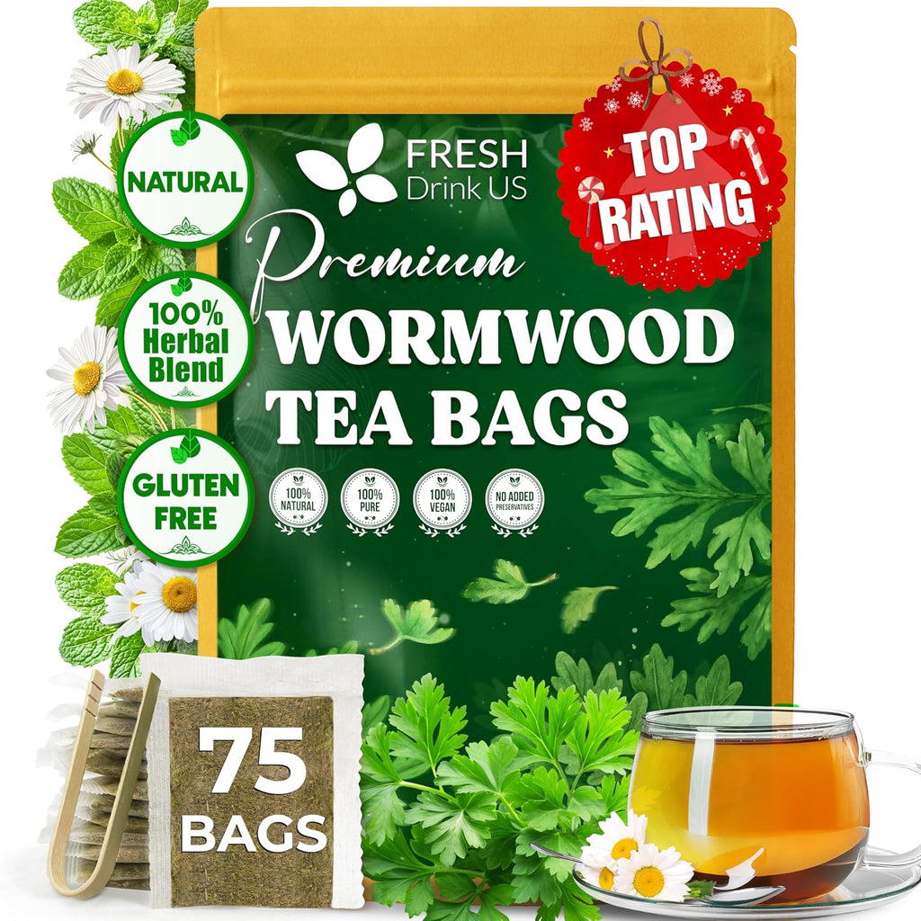FreshDrinkUS wormwood herbal tea bags
