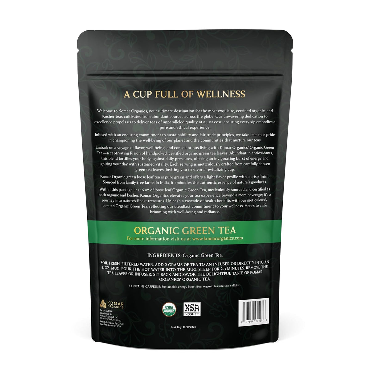 freshly brewed green tea benefits
