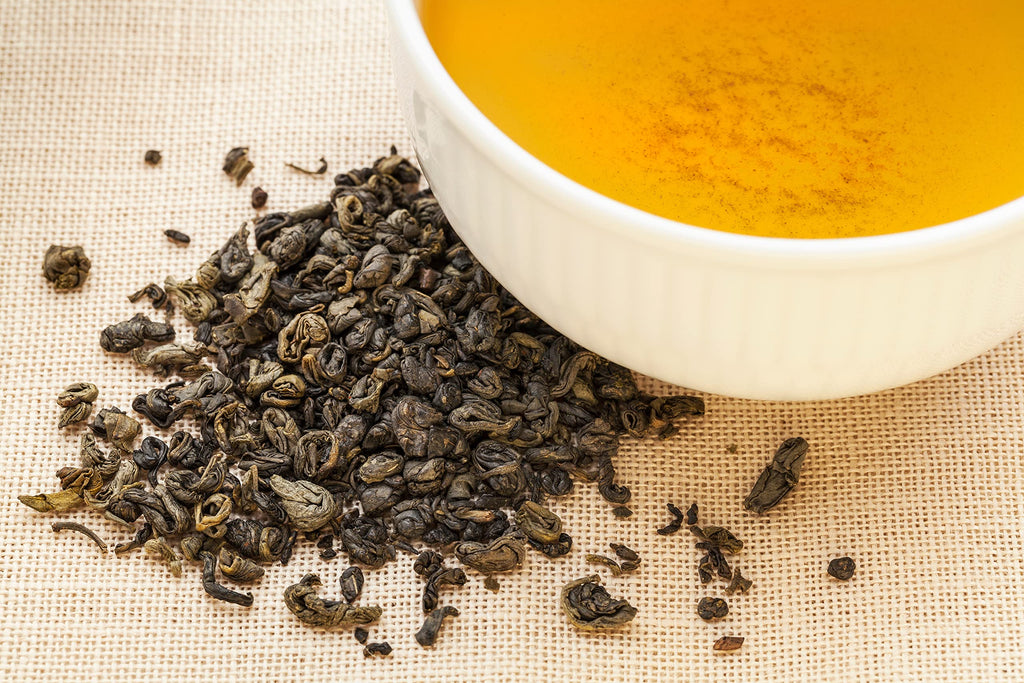 freshly brewed green tea experience