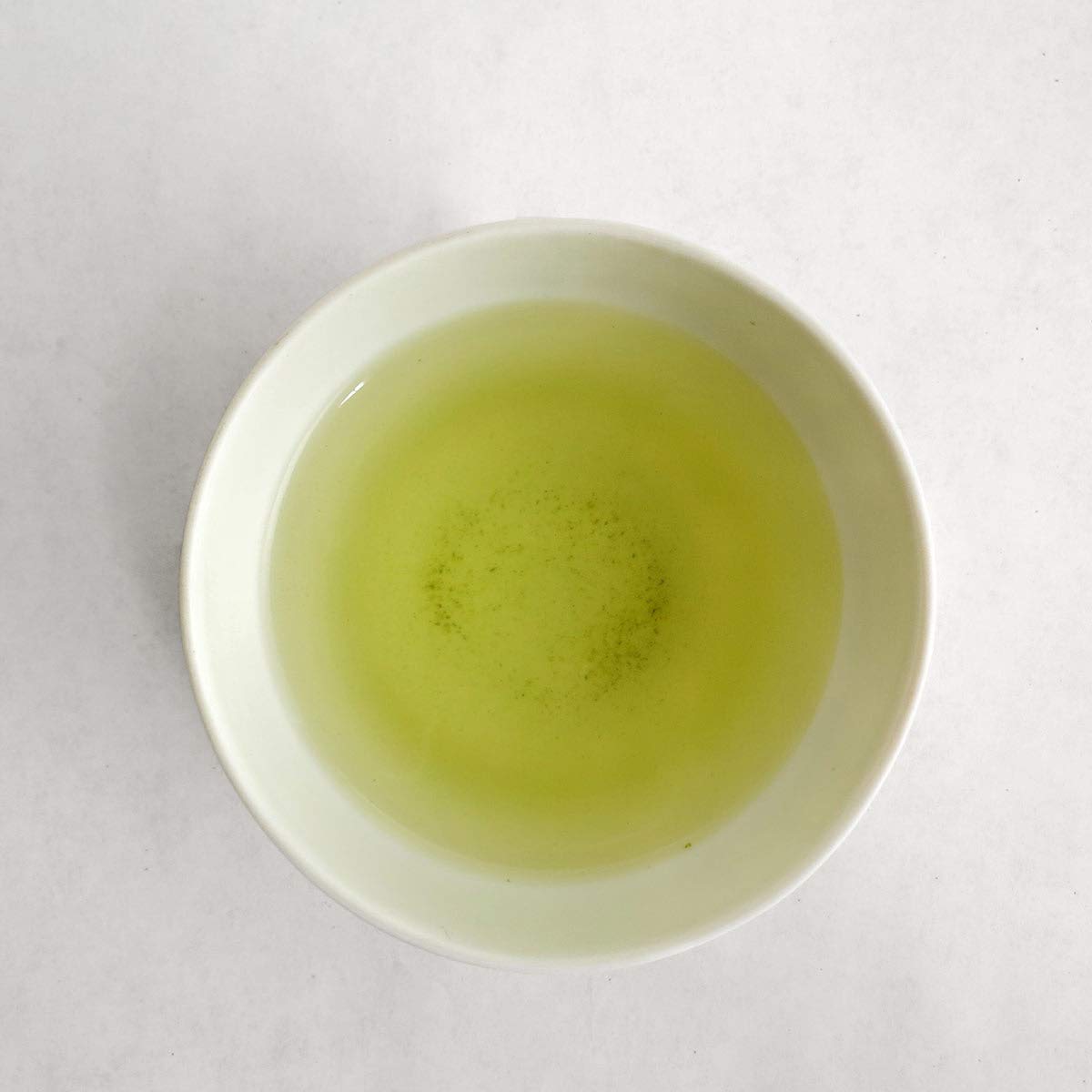 freshly brewed green tea